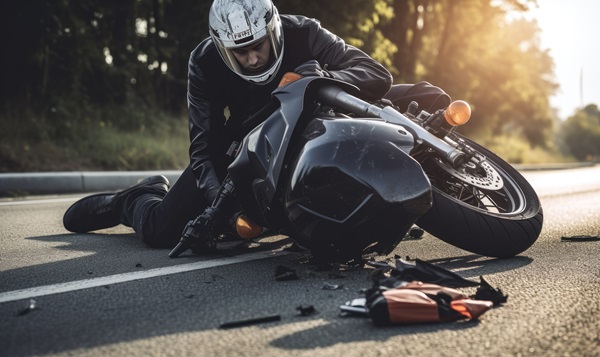 Biker’s Arm After Tampa Motorcycle Crash | Injury Lawyer Advice